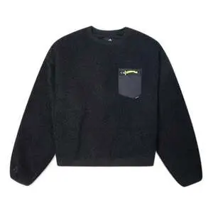 CONVERSE Loose Short Sweater - Black