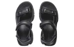 Balenciaga Tourist Sandals - Black