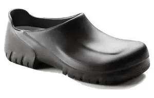 BIRKENSTOCK A640 Polyurethane Clogs - Black