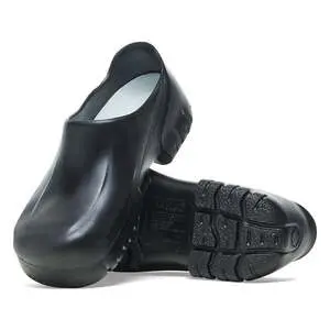 BIRKENSTOCK A640 Polyurethane Clogs - Black