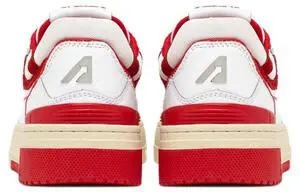 AUTRY Clc Leather Sneakers - White/red