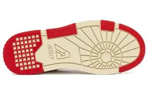 AUTRY Clc Leather Sneakers - White/red