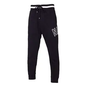Nike Casual Sports Slim Fit Fleece Long Pants - Black