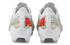 PUMA Ultra 1.2 Fg Ag Athletic Sneakers - White/red