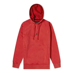 JORDAN Dri-fit Fleece Pullover Hoodie - Red