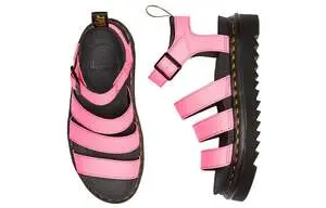 Dr. Martens Blaire Strappy Platform Sandals - Pink
