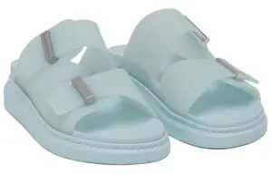 Alexander McQueen Hybrid Slides - Blue/silver
