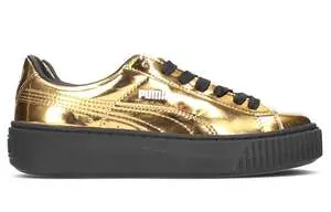 PUMA Basket Platform Metallic Sneakers