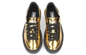 PUMA Basket Platform Metallic Sneakers