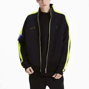 PUMA X Ader Error Stand Collar Printed Track Jacket - Black
