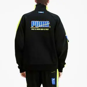 PUMA X Ader Error Stand Collar Printed Track Jacket - Black