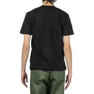 Play Comme Des Garcon Ss25 Gold Heart T-shirt - Black