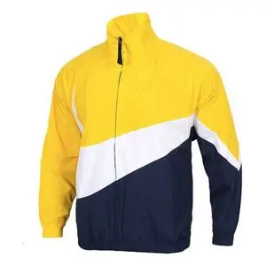 Nike Big Swoosh Colorblock Track Jacket - Yellow