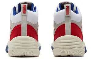 PUMA Rebound Future Evo Mid Top Sneakers - White/blue/red
