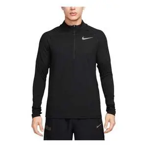 Nike 2-zip Running Top - Black