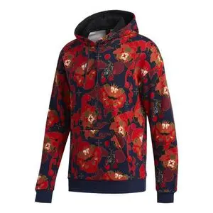 Adidas Fleece Lined Hoodie - Red