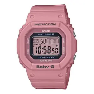 Casio Baby-g Multi Band 6 Tough Solar Shockproof Watch - Pink