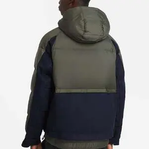 Nike X Sacai Hooded Down Jacket - Olive Green