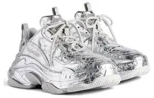 Balenciaga Triple S Sneakers - Silver