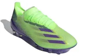 Adidas X Ghosted.1 Ag Soccer Cleats - Green/blue