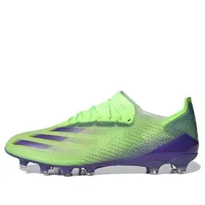 Adidas X Ghosted.1 Ag Soccer Cleats - Green/blue