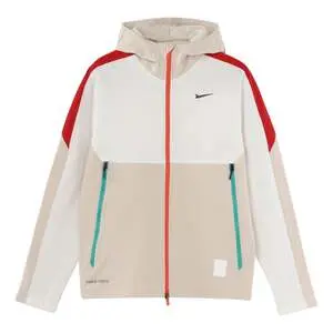 Nike Casual Sports Logo Hooded Jacket - White