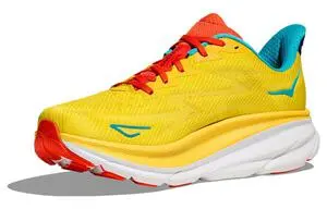 Hoka One One Clifton 9 Athletic Sneakers - Passion Fruit/maize