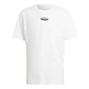 Adidas Originals Ss22 Casual Back Printing Round Neck Short Sleeve White - Default Color