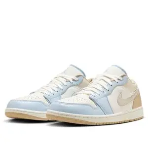 JORDAN Air 1 Low Sneakers - Blue Coconut Milk/sail/sesame