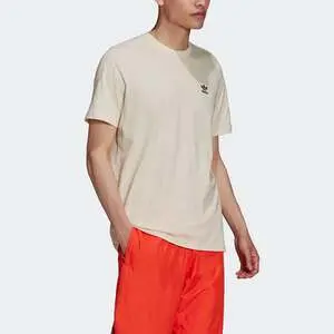 Adidas Originals Adicolor Essentials Solid Color Casual Round Neck Short Sleeve White T-shirt - Default Color