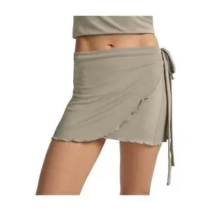 Nike X Skims Stretch Knit Wrap Skirt - Dune
