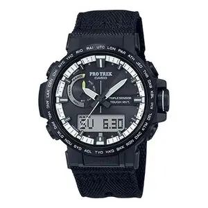 Casio Pro Trek Analog/digital Watch With Solar Power - Black