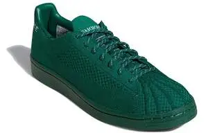 Adidas X Pharrell Superstar Primeknit "dark " Sneakers - Green