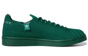 Adidas X Pharrell Superstar Primeknit "dark " Sneakers - Green
