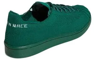 Adidas X Pharrell Superstar Primeknit "dark " Sneakers - Green