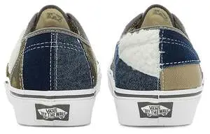 VANS Authentic Patchwork Camo Low Top Sneakers - Multi-color