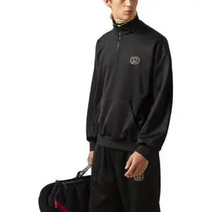 Gucci Technical Jersey Half Zip Jacket