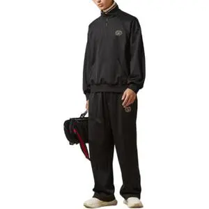 Gucci Technical Jersey Half Zip Jacket