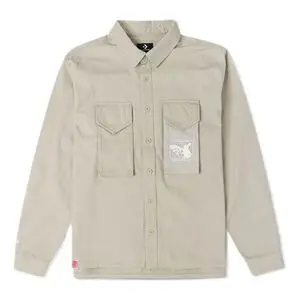 CONVERSE Yotr Woven Shirt Asia Sizing - Beach Stone