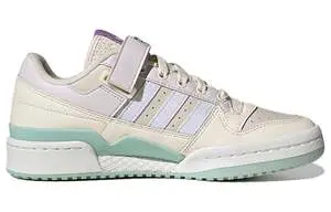 Adidas Originals Forum Low Sneakers - White/purple/mint