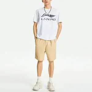 LI-NING Digital Graphic T-shirt 'white