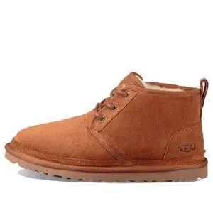 UGG Neumel Lace-up Fleece Lined Boots - Chestnut
