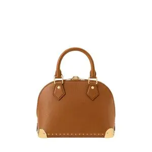 LOUIS VUITTON Alma Trunk Bb Calfskin Bag - Tan
