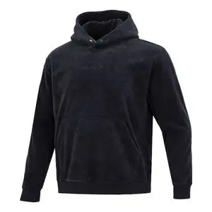 JORDAN Essential Winter Fleece Hoodie - Black