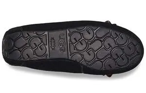 UGG Ansley Plaid Bow Moccasin - Black