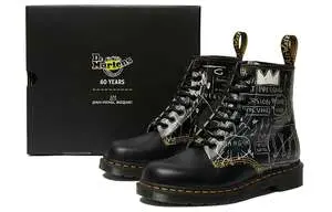Dr. Martens X Jean-michel Basquiat 1460 Lace Up Boots
