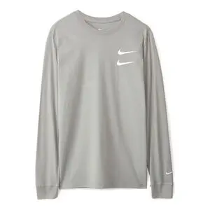 Nike Swoosh Long Sleeve T-shirt - Grey