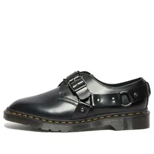 Dr. Martens Henree Polished Smooth Leather Buckle Shoe