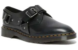 Dr. Martens Henree Polished Smooth Leather Buckle Shoe