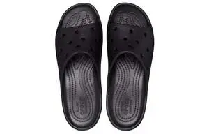 CROCS Platform Slide Sandals - Black